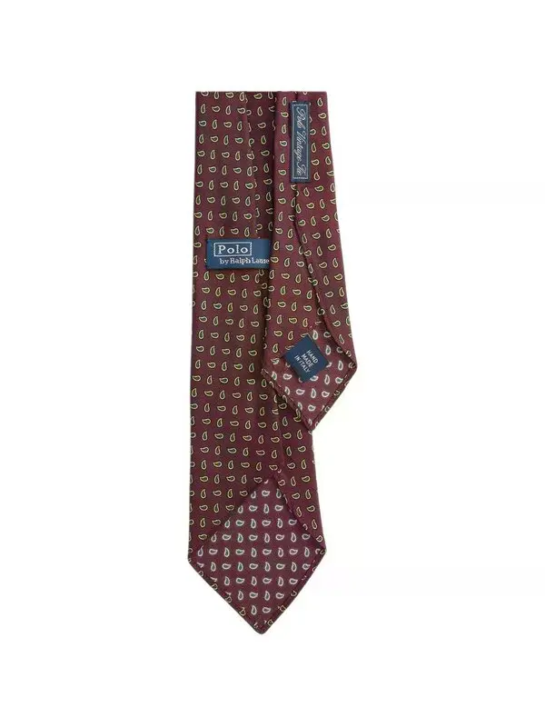 Polo Ralph Lauren Paisley-print Silk Tie - Red