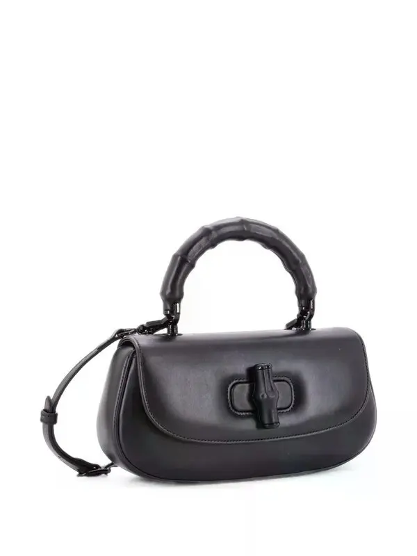 Gucci Bamboo Diva Top Handle Bag Leather Medium Satchel