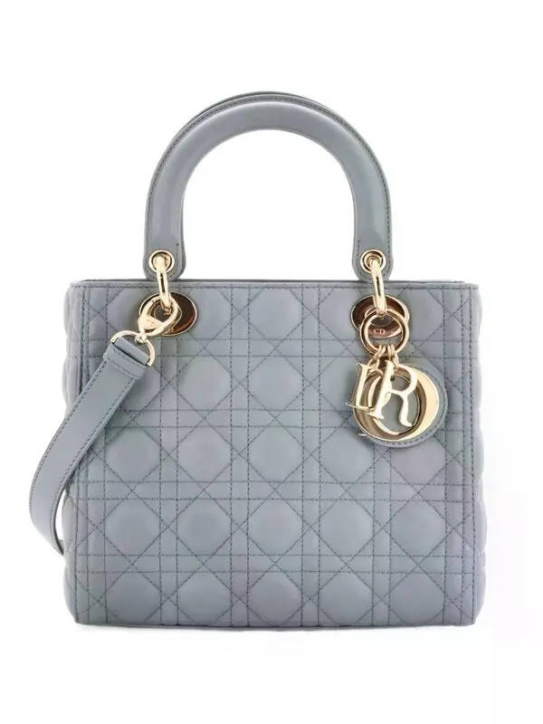 Dior Lady Bag Cannage Quilt Lambskin Medium Satchel