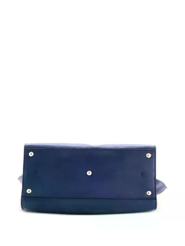 Fendi Petite 3jours Bag Leather Satchel - Blue