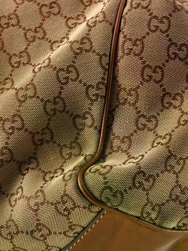 Gucci Sukey Gg Canvas With Leather Large Tote Bag