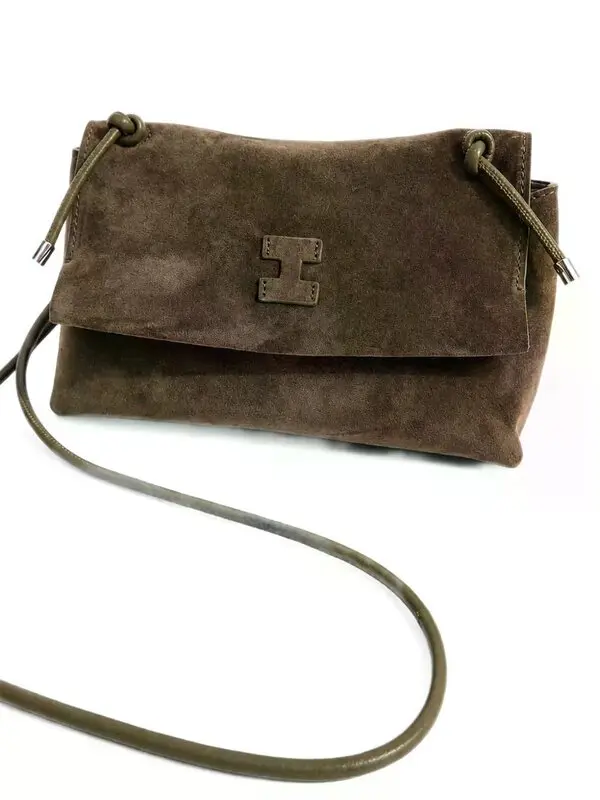 IACUCCI Suede-finish Logo-patch Tote Bag