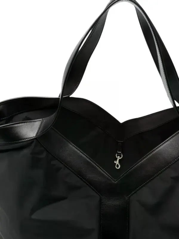 Saint Laurent Leather-trim Tote Bag