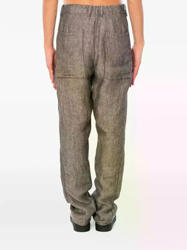 Transit Pleated Fil-à-fil Trousers