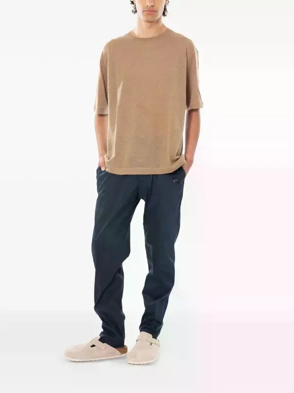 WHITE SAND Belted Pants