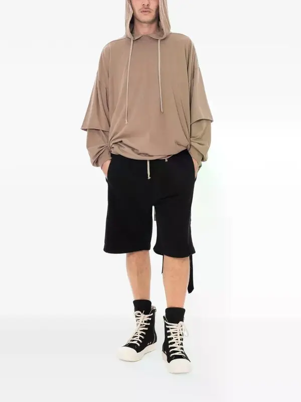 Rick Owens Tommy Hustler Layered Hoodie