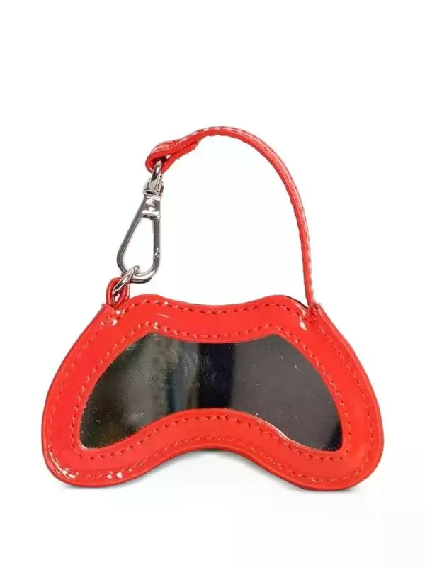DIESEL® Glossy Bag Charm With Mirror