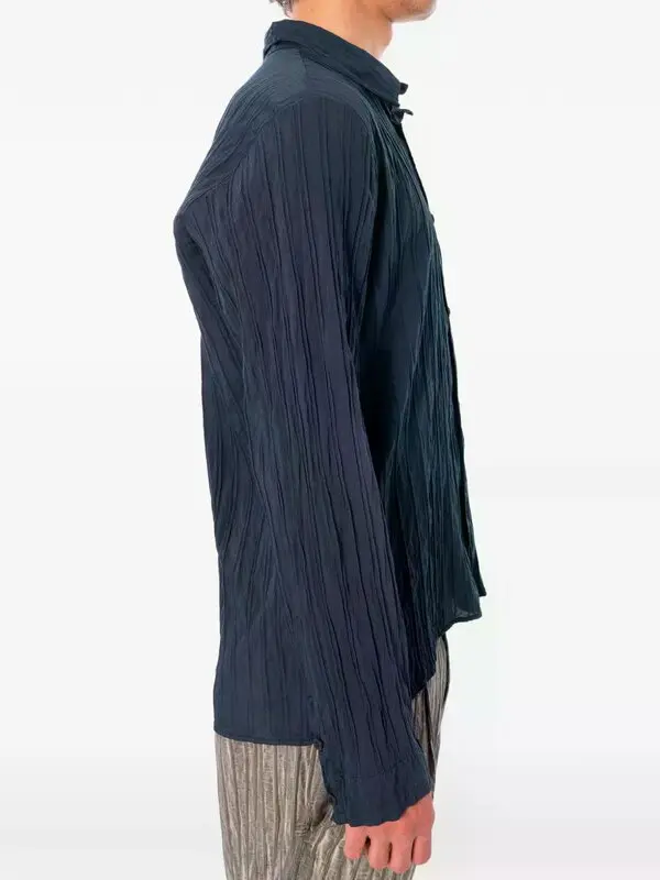 Transit Embossed Striped Shirt