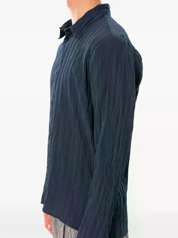 Transit Embossed Striped Shirt