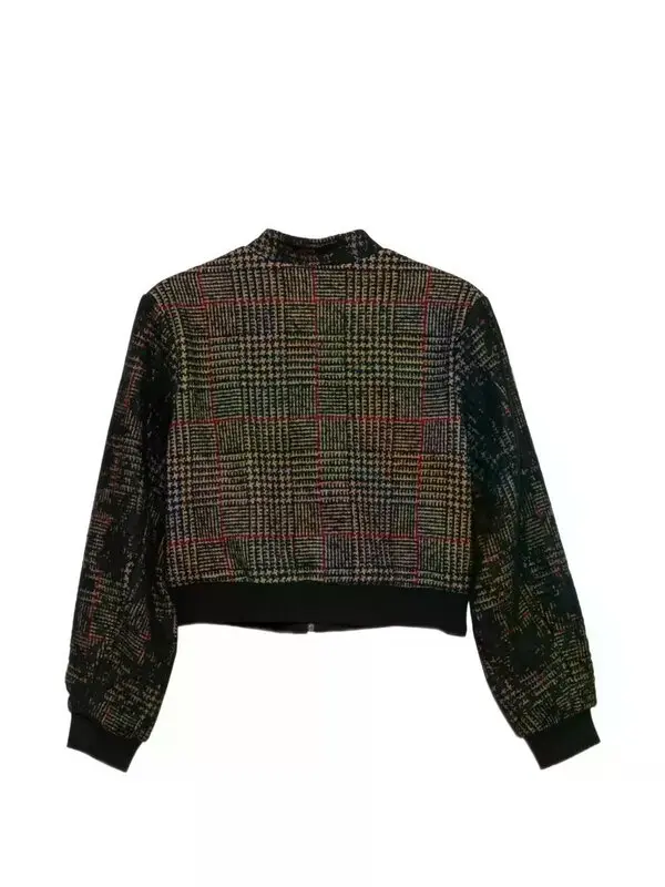 QUETSCHE Prince Of Wales Check Bomber Jacket