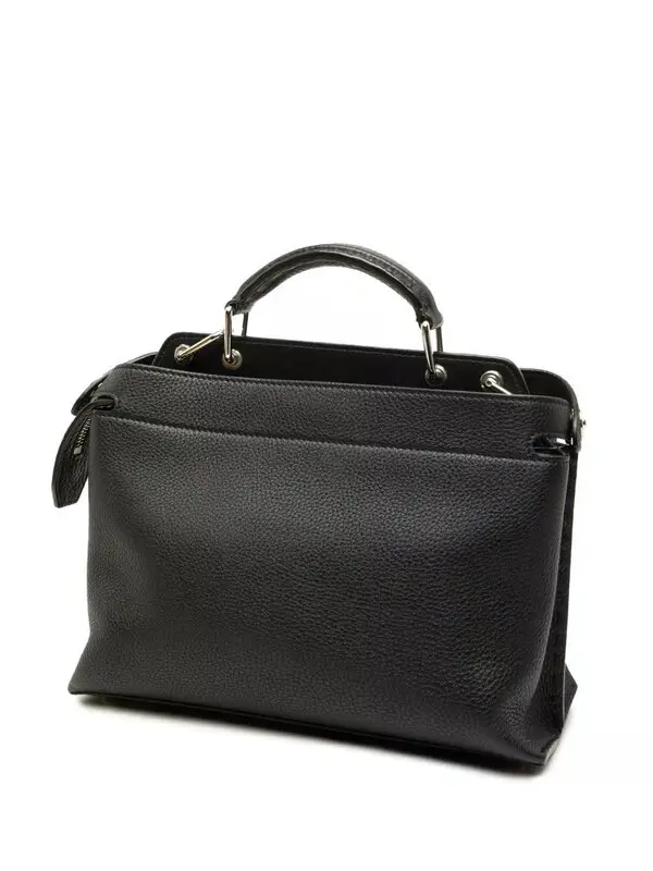 Fendi 2010-2026 Mini Leather Peekaboo Iconic Essential Satchel