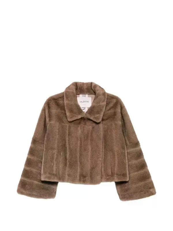 VALENTINI 1972 Faux-fur Cropped Coats