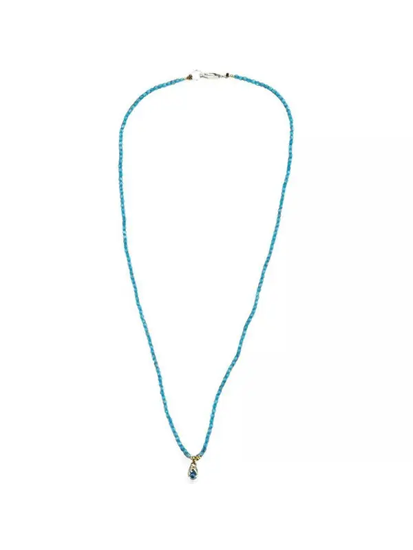MADISON Faceted Beaded Teardrop Necklace