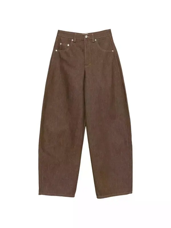 Séfr Soline Raw-denim Jeans - Brown