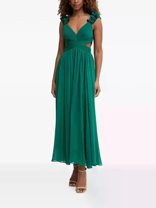 MORGAN Ruffled Cut-out Maxi Dress