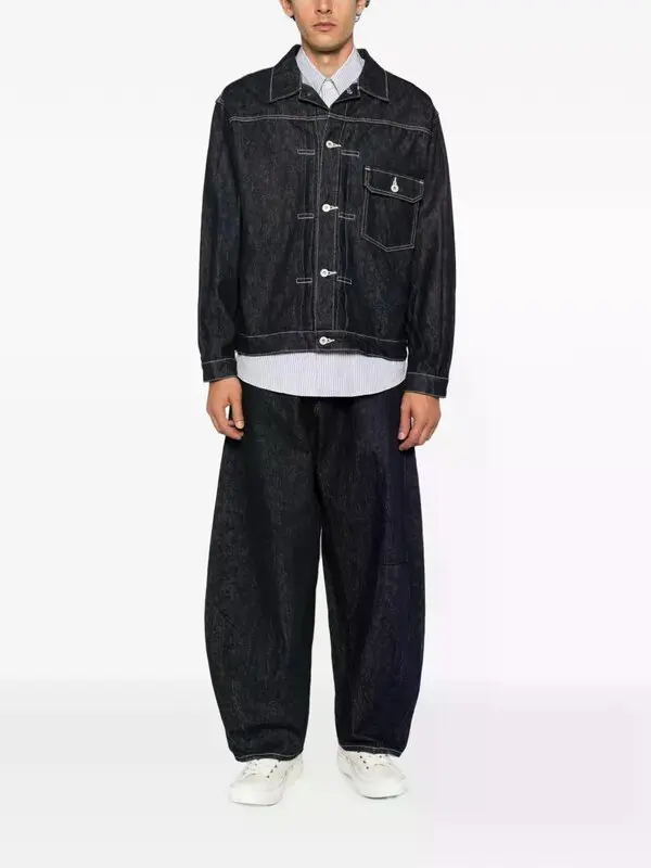 Comme Des Garçons Contrast-stitch Denim Jacket