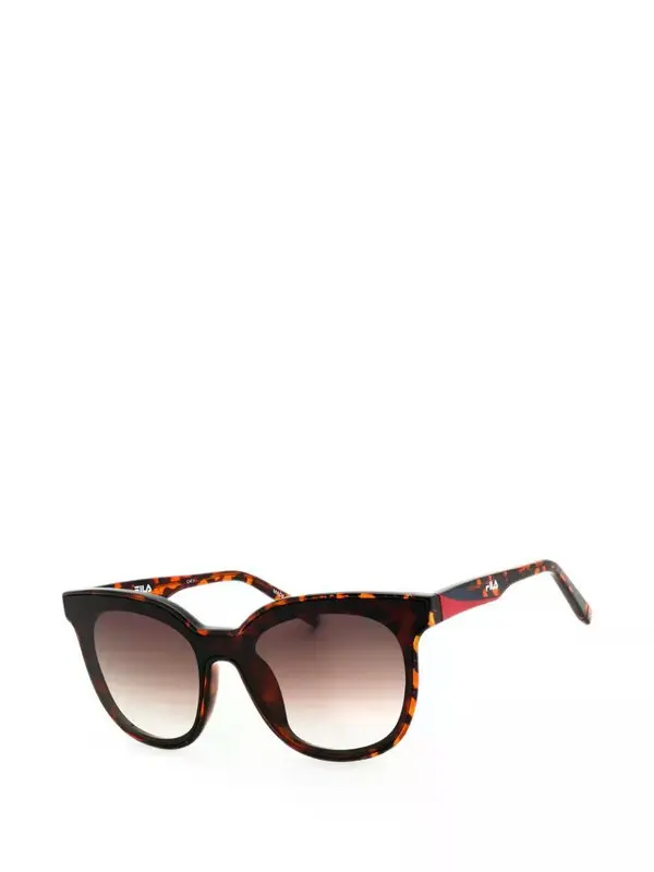 FILA Tortoiseshell-effect Round-frame Sunglasses