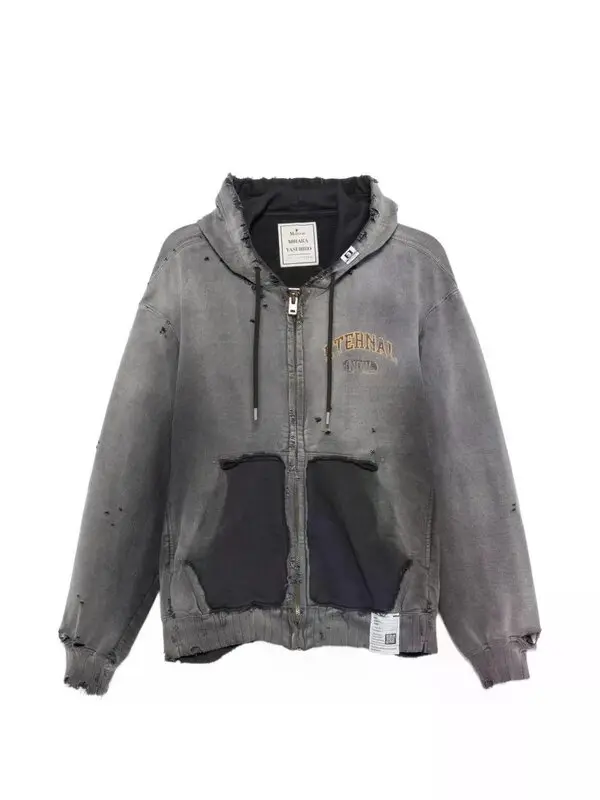 Mihara Yasuhiro Sun Faded Like Zip-up Hoodie
