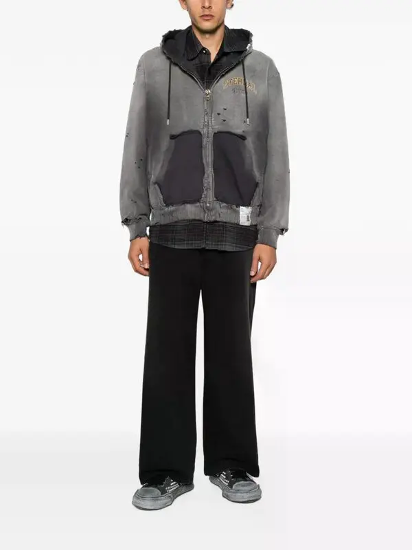 Mihara Yasuhiro Sun Faded Like Zip-up Hoodie