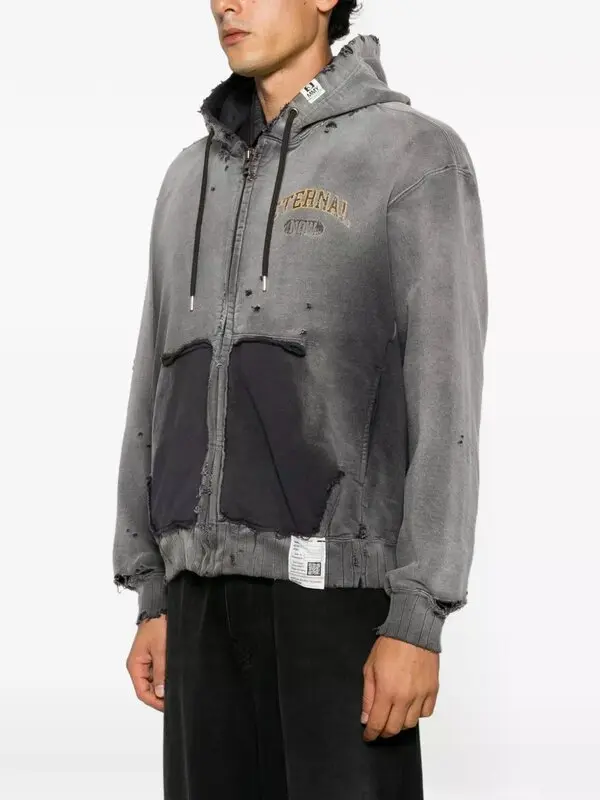 Mihara Yasuhiro Sun Faded Like Zip-up Hoodie