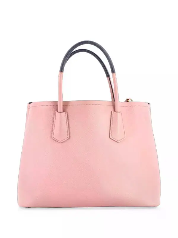 Prada Cuir Double Saffiano Leather Medium Tote Bag