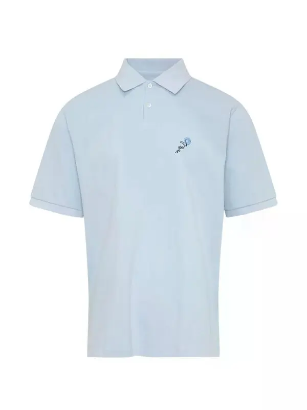VOWELS Embroidered-logo Polo Shirt
