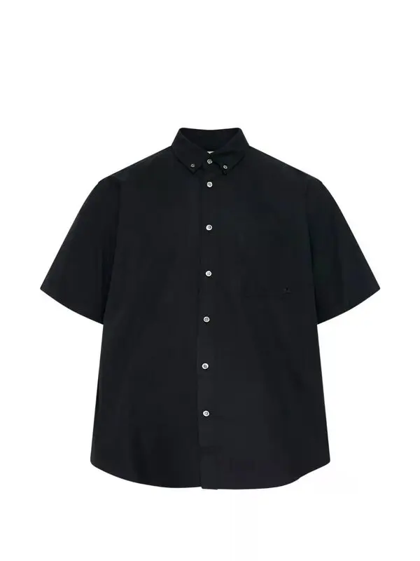 VOWELS Button-down Short-sleeve Shirt