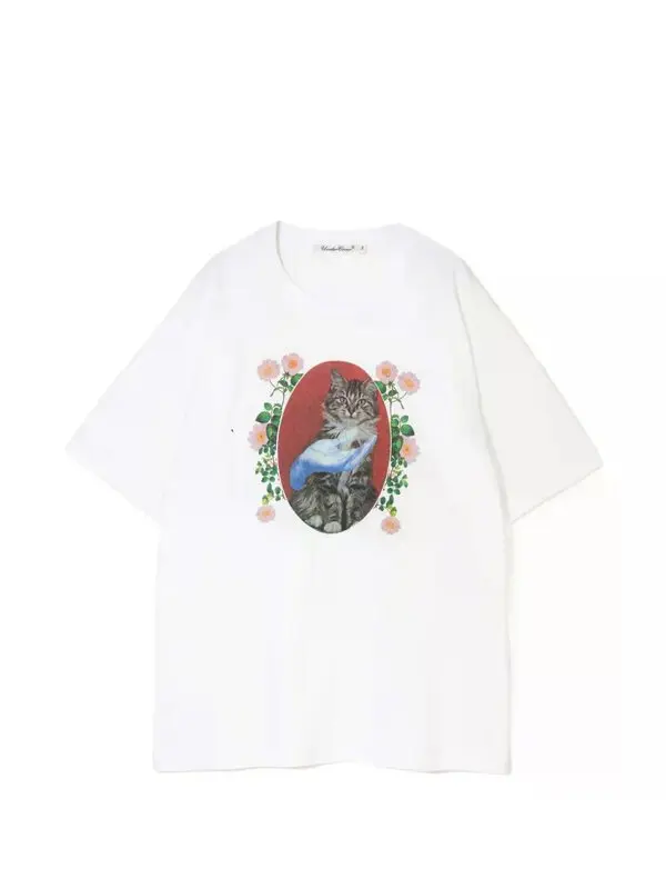 Undercover Cat-print Cotton T-shirt