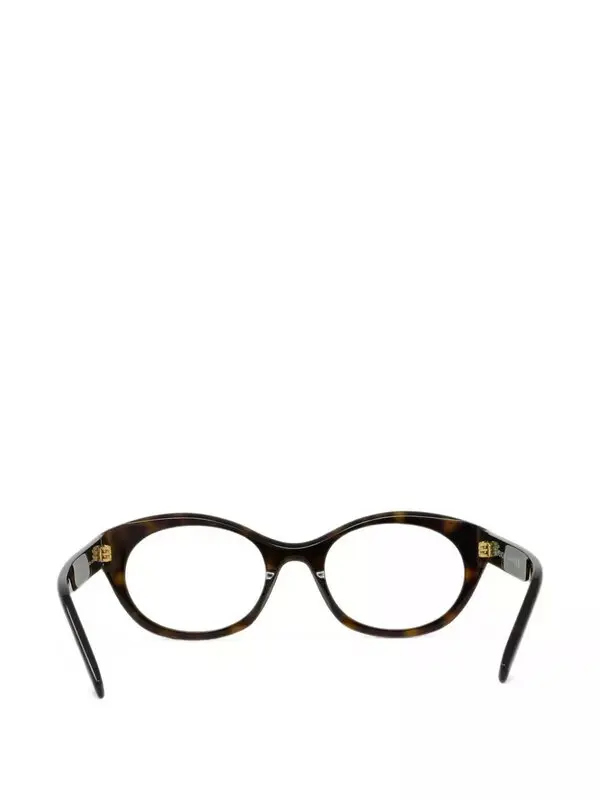 Givenchy Tortoiseshell-effect Cat-eye Glasses