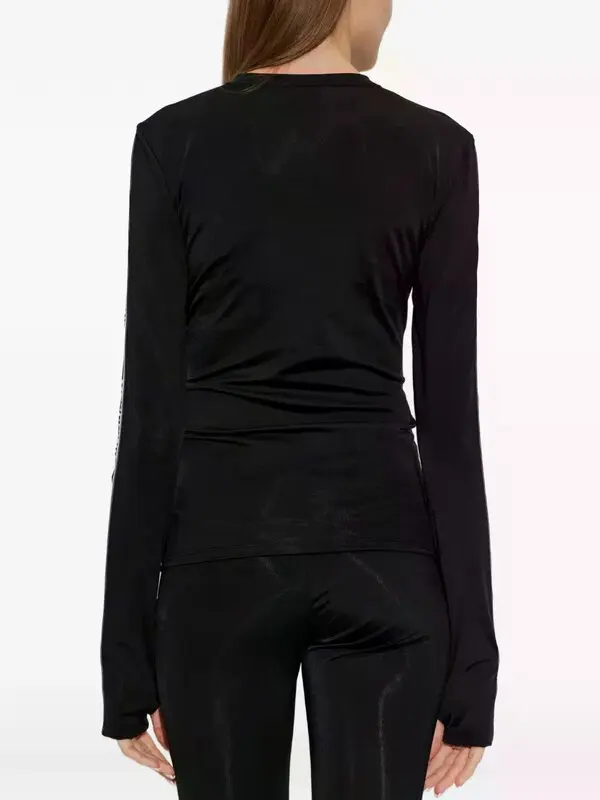 Moschino Logo-tape Zip-up Sweatshirt
