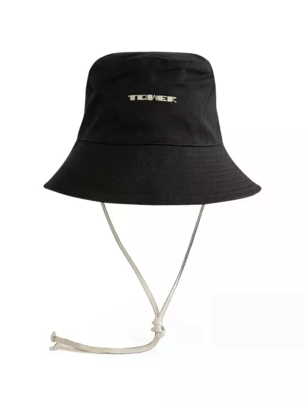 Rick Owens Gilligan Embroidered Bucket Hat