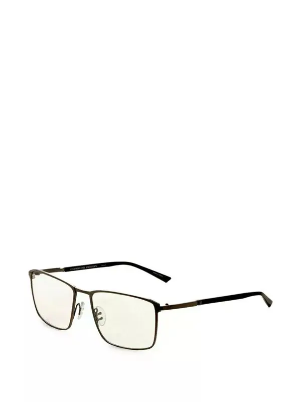 Porsche Design Rectangle-frame Glasses - Grey