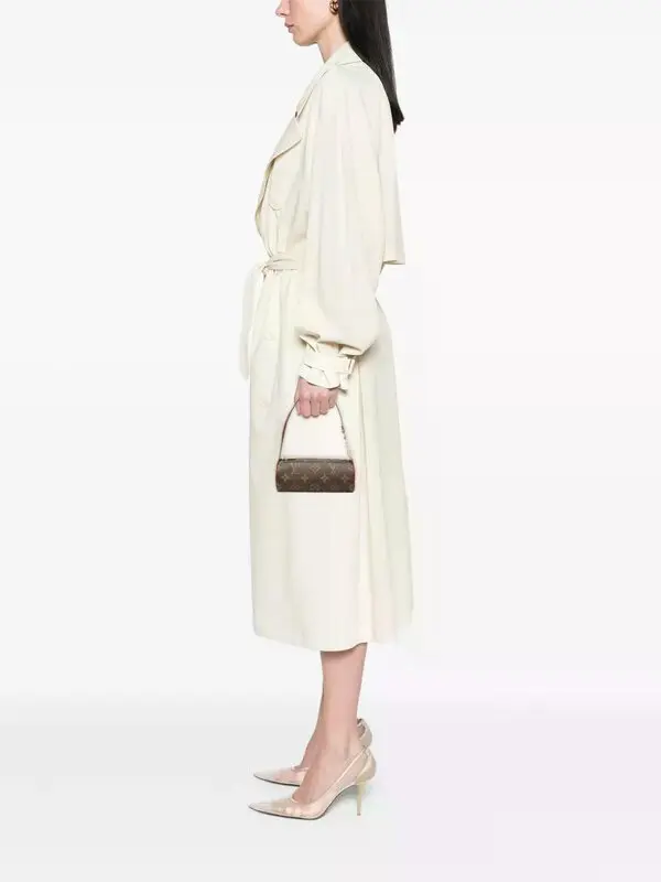 LOUIS VUITTON 1990-2010 Monogram Papillon Pochette Handbag - Brown