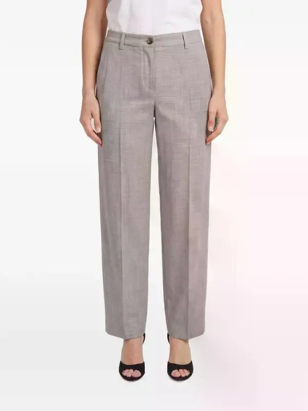 Brunello Cucinelli Checked Straight-leg Trousers