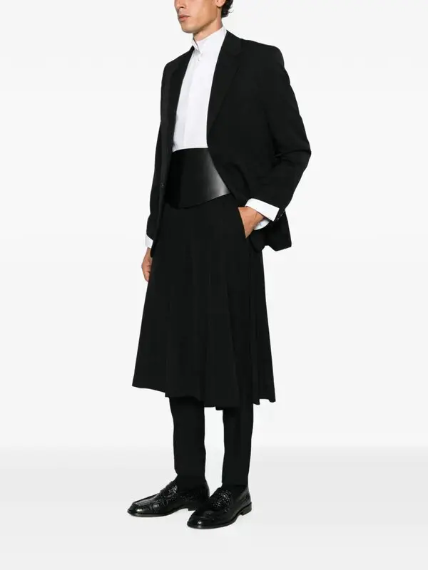 Comme Des Garçons Layered Wool Trousers