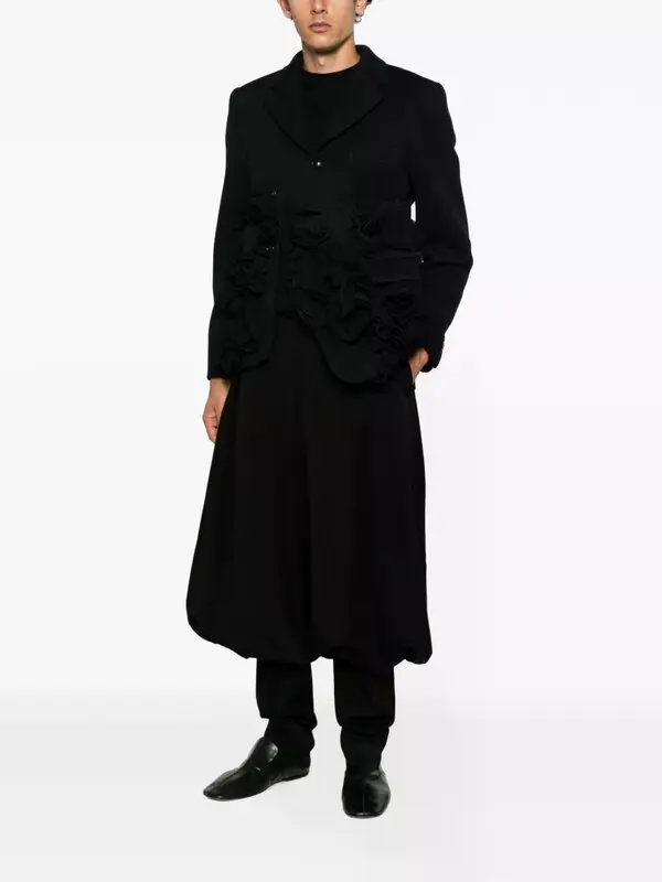 Comme Des Garçons Balloon-hem Layered Trousers
