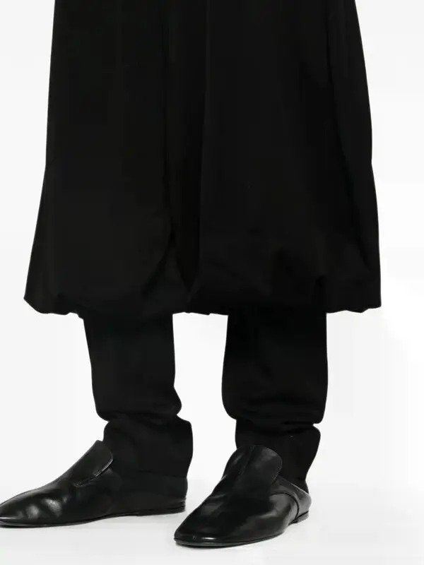 Comme Des Garçons Balloon-hem Layered Trousers