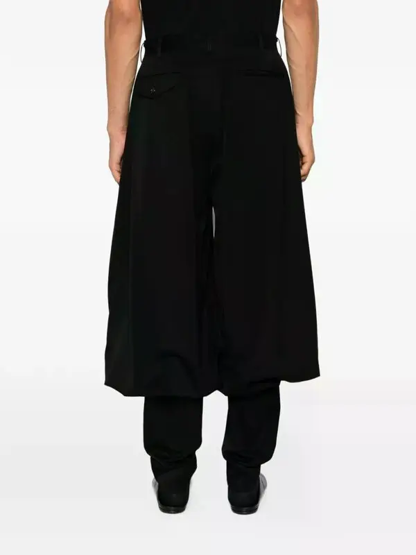 Comme Des Garçons Layered Draped Trousers