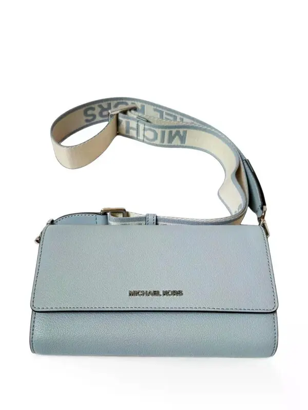 Michael Kors Large Jet Set Logo-strap Crossbody Bag