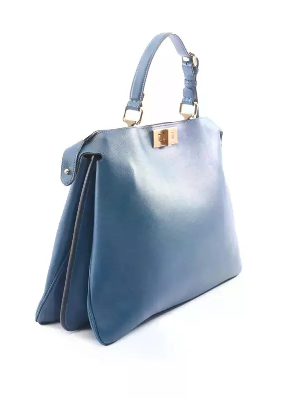 Fendi 2010-2026 Large Leather Peekaboo Satchel