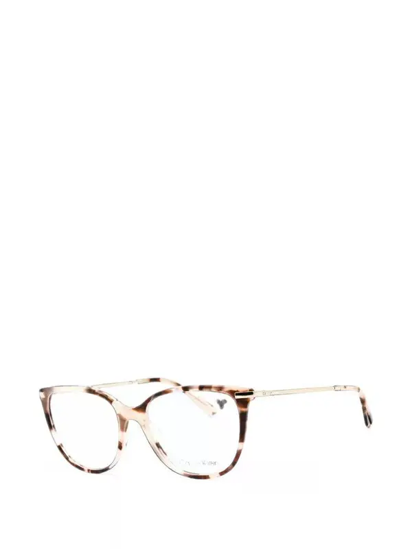 Calvin Klein Tortoiseshell-effect Cat-eye Glasses