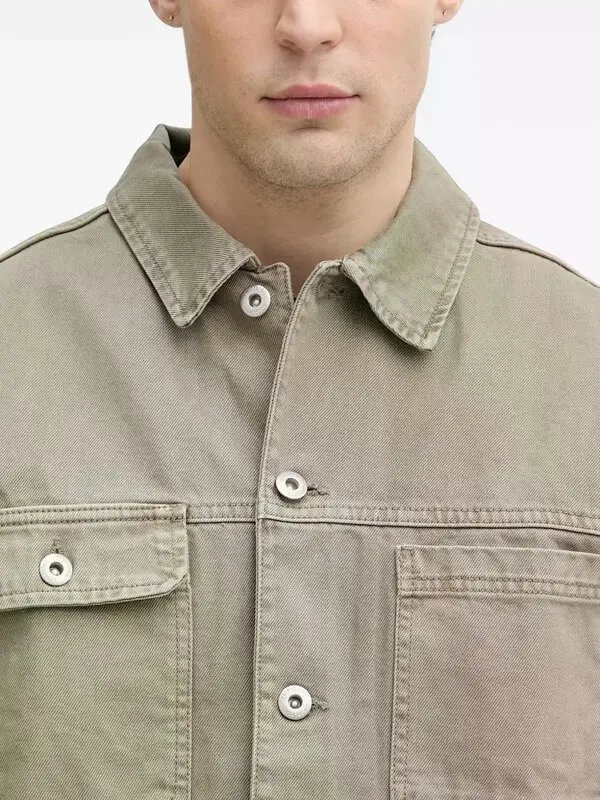 LINDBERGH Button-up Pocket-detail Shirt Jacket