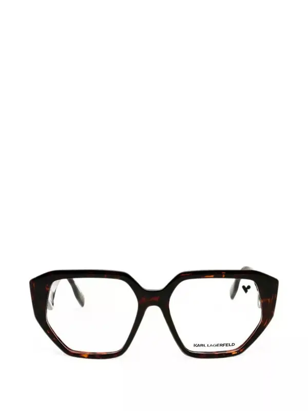 Karl Lagerfeld Geometric-frame Glasses - Brown