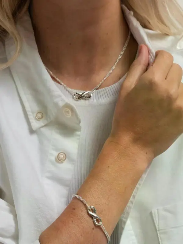 DOWER & HALL Entwined Infinity Bracelet