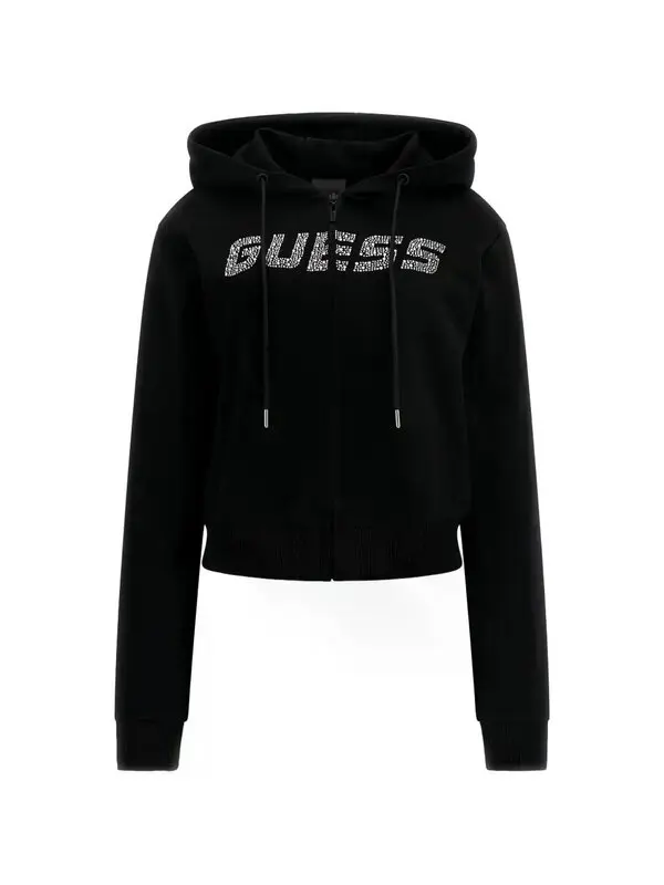Guess Rhinestone-embellished Zip-up Hoodie