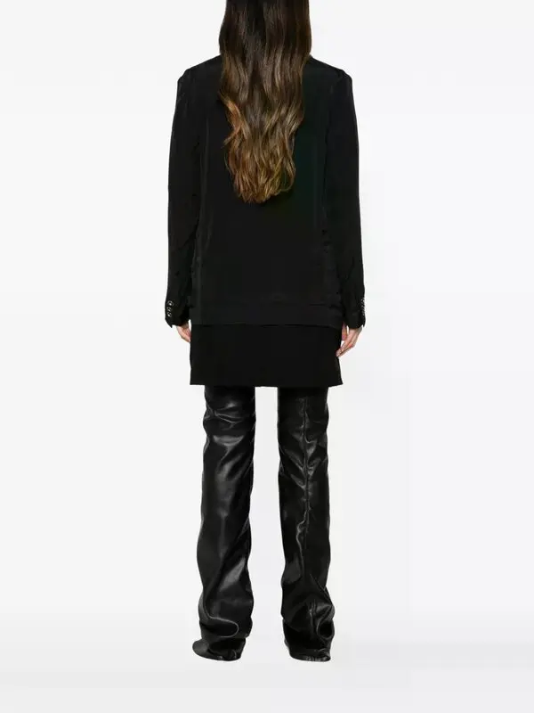 Comme Des Garçons Layered Single-breasted Blazer