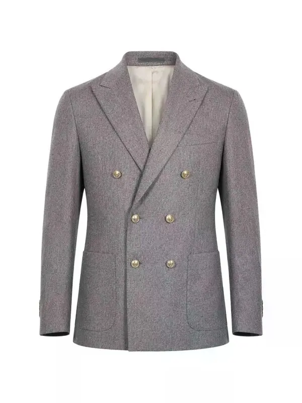 Eleventy Double-breasted Wool Suit