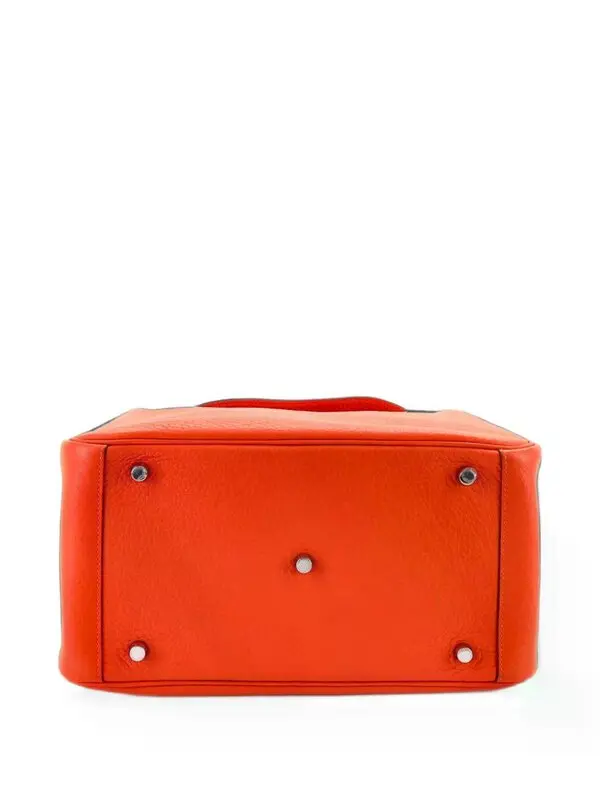 Hermès Lindy Bag Clemence 30 Shoulder Bag - Orange