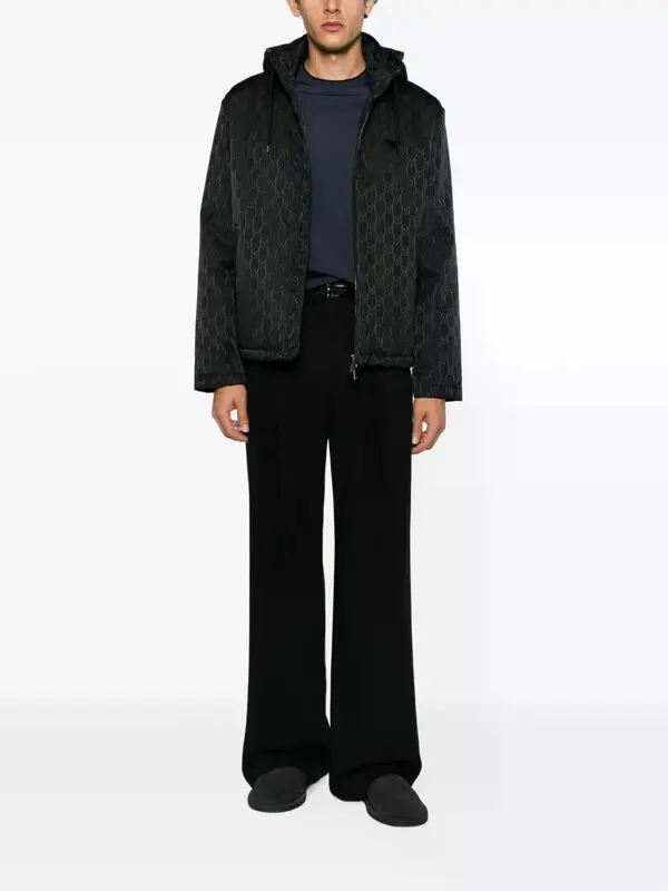 Emporio Armani Logo-monogram Hooded Jacket