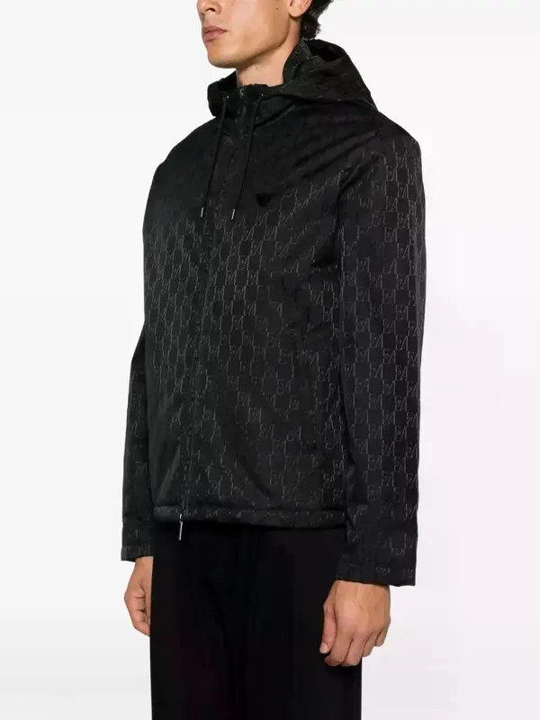 Emporio Armani Logo-monogram Hooded Jacket
